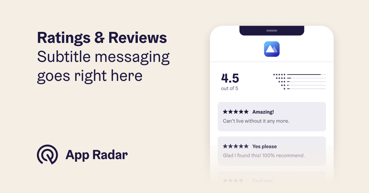 App Ratings and Reviews Management Tool by App Radar