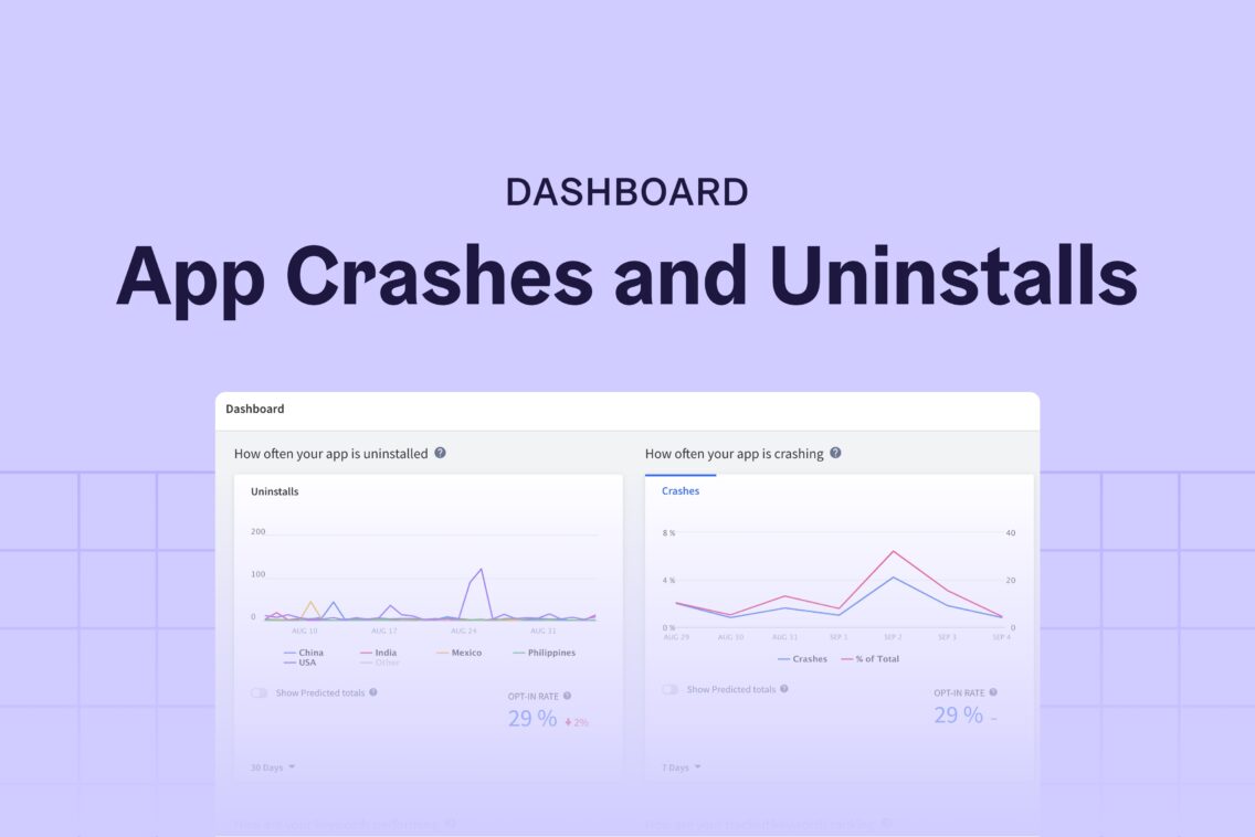 App Dashboard: Track App Crash Rate and Uninstalls to Improve ASO Efforts