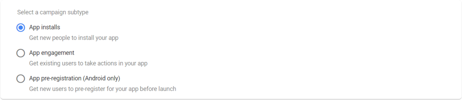 How to launch Google App Install Campaigns