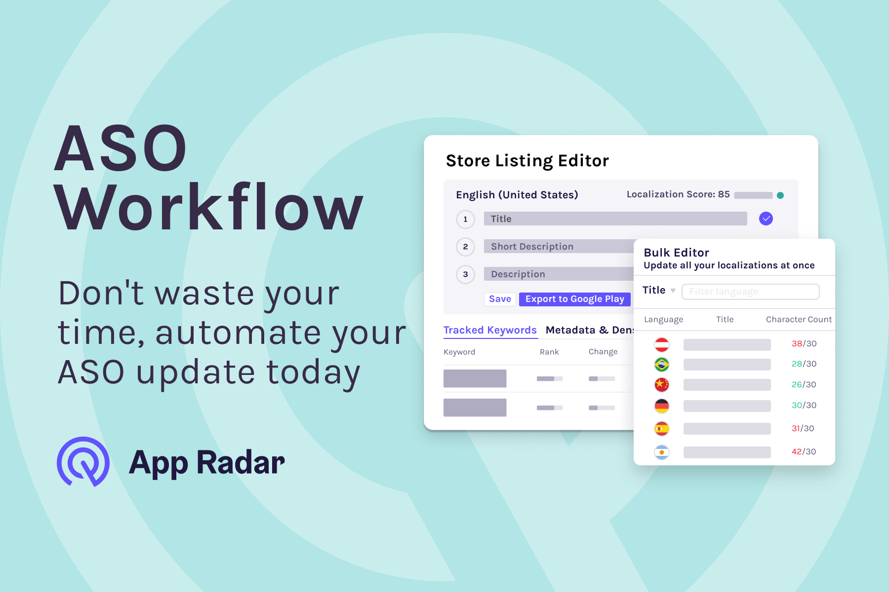 App Store Optimization Aso Update Automate Your Aso Workflow