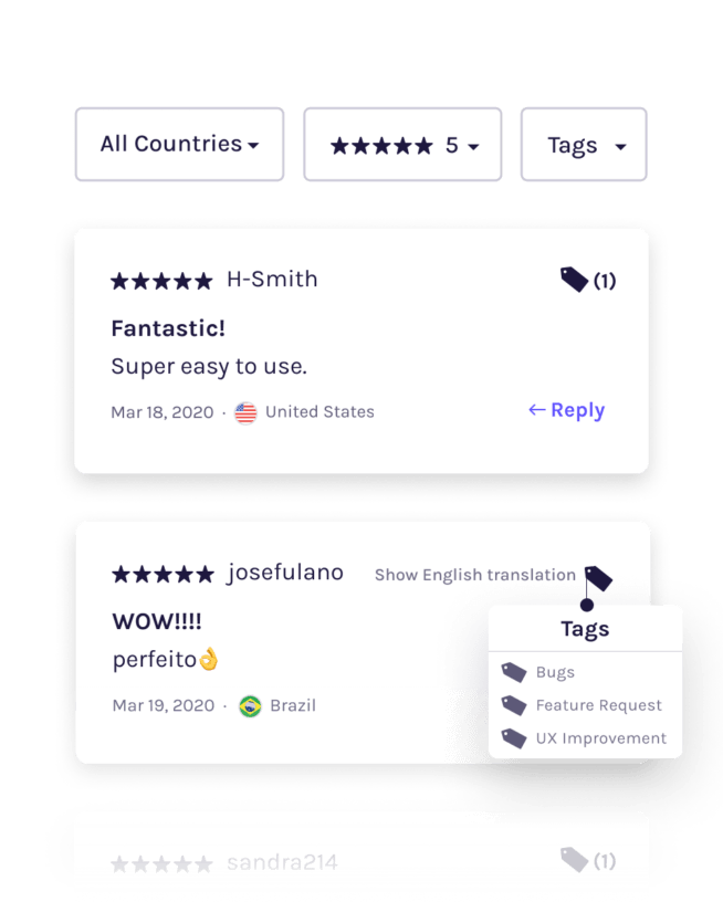 Improve and Manage App Store Ratings and Reviews with App Radar