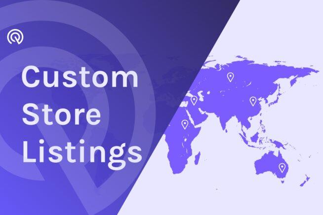 What are Custom store listings in Google Play and how do they work?