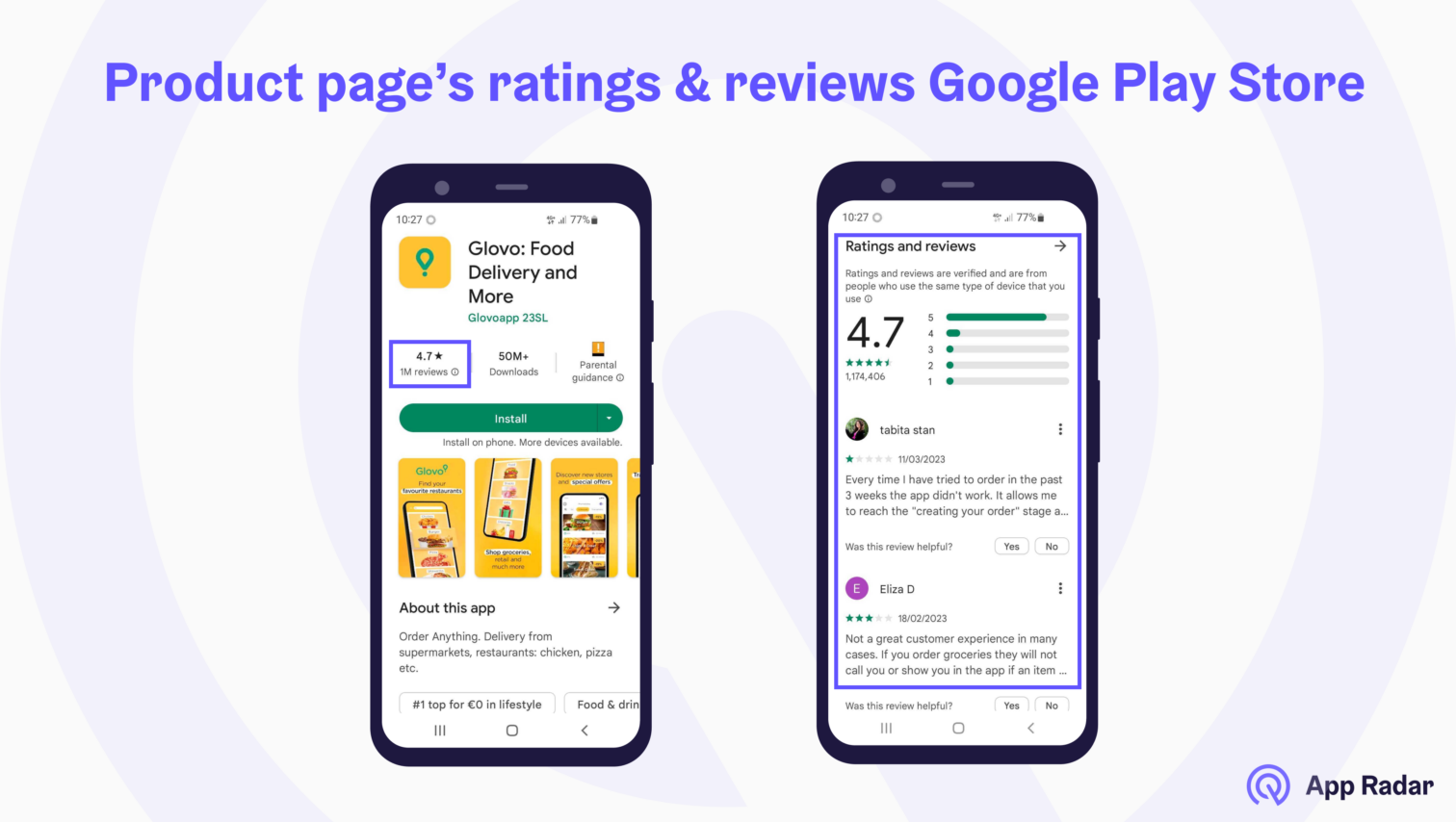 Google Play app ratings and reviews guide for improving ASO