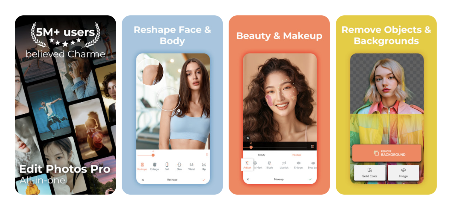 Most downloaded photography apps on Google Play - December 2024 Update