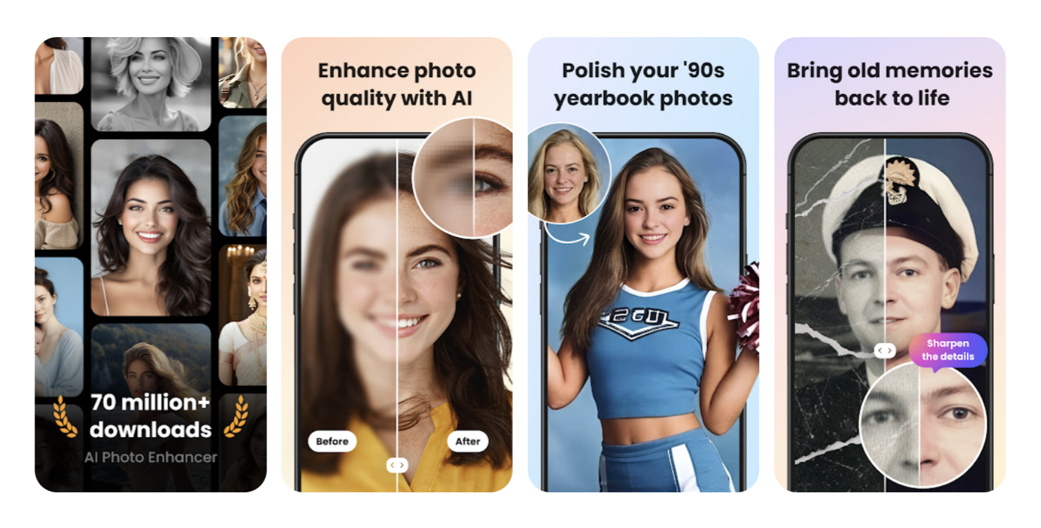 Most downloaded photography apps on Google Play - December 2024 Update